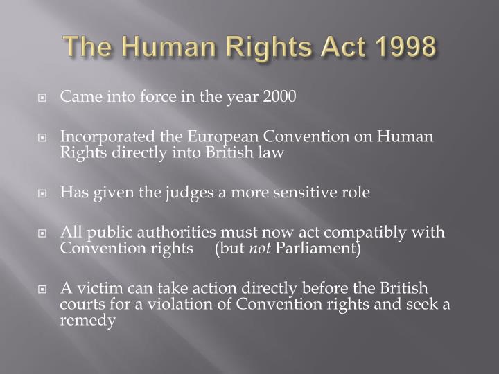 PPT - The British constitution and human rights protection : freedom of ...