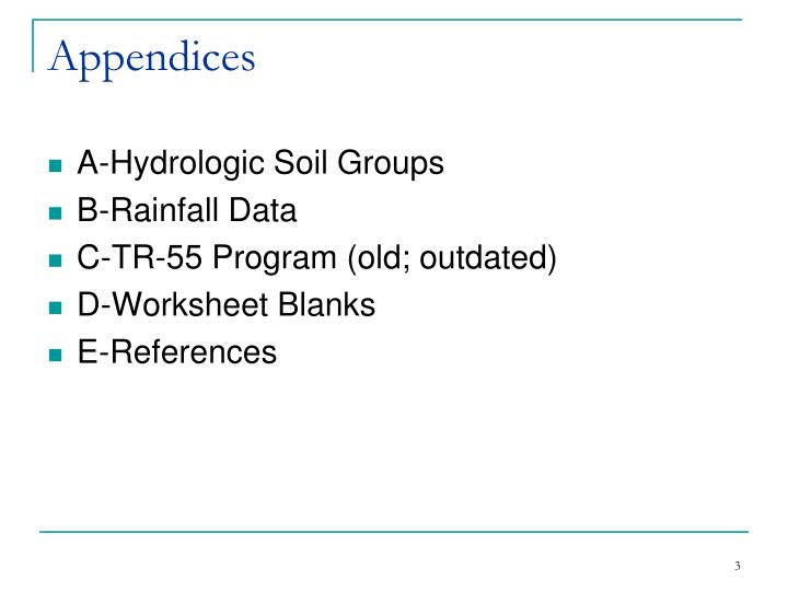 PPT - TR-55 Urban Hydrology for Small Watersheds PowerPoint ...