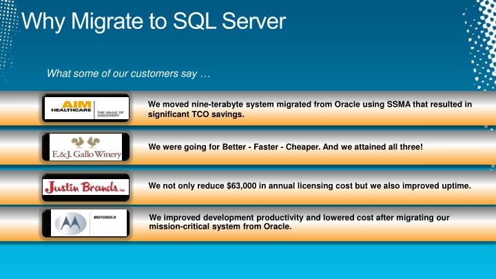 Ppt Automating Database Migration To Sql Server Powerpoint Presentation Id573492