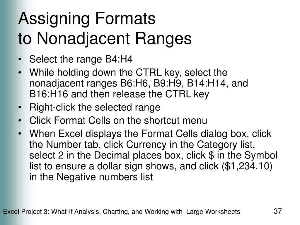PPT - Excel Project 3 PowerPoint Presentation, free download - ID:573822