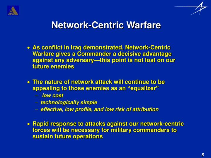 PPT - “ Defensive Battle Stations In Network-Centric Warfare: Rapid ...