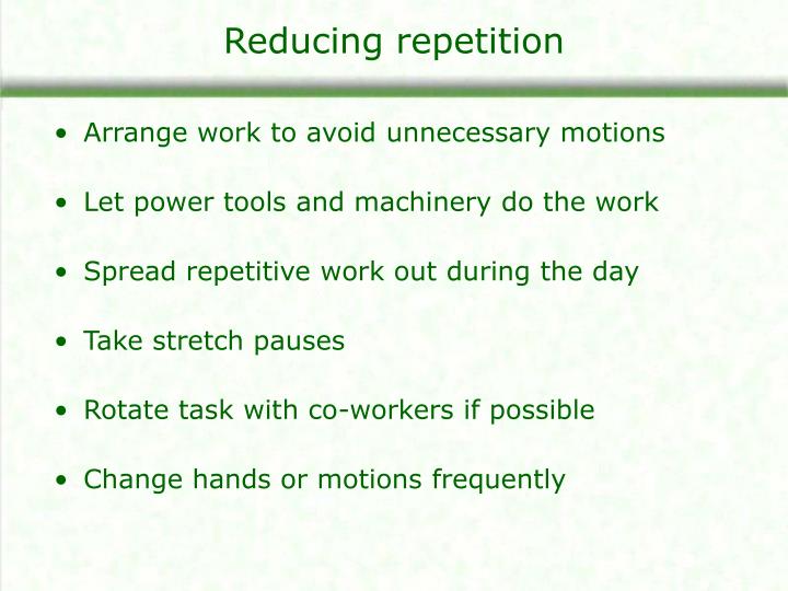 PPT - Ergonomics Awareness Education PowerPoint Presentation - ID:574362