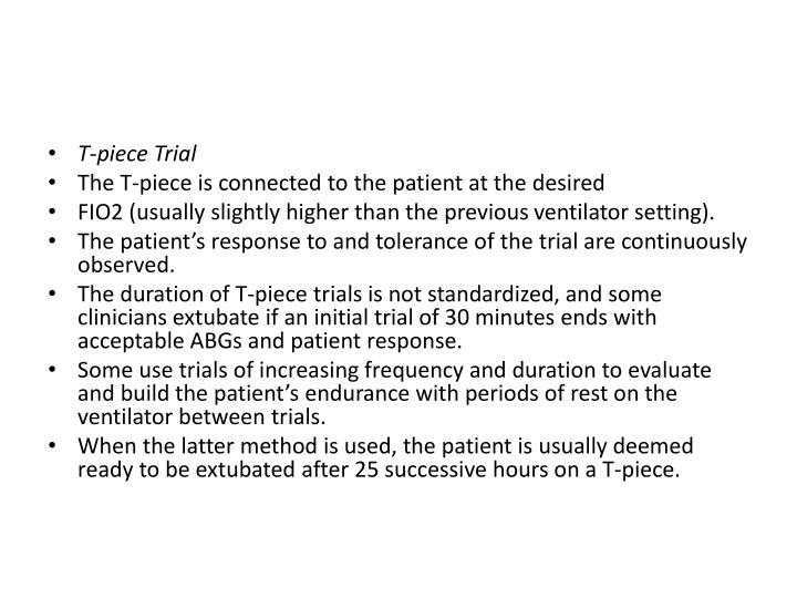 PPT - Guidelines for Weaning From Short-Term Ventilation PowerPoint ...