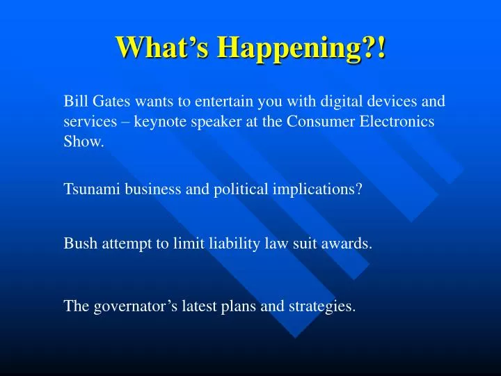 PPT - What’s Happening?! PowerPoint Presentation, free download - ID:575368