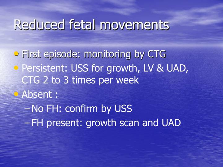 PPT - Fetal Wellbeing and Antenatal Monitoring PowerPoint Presentation ...
