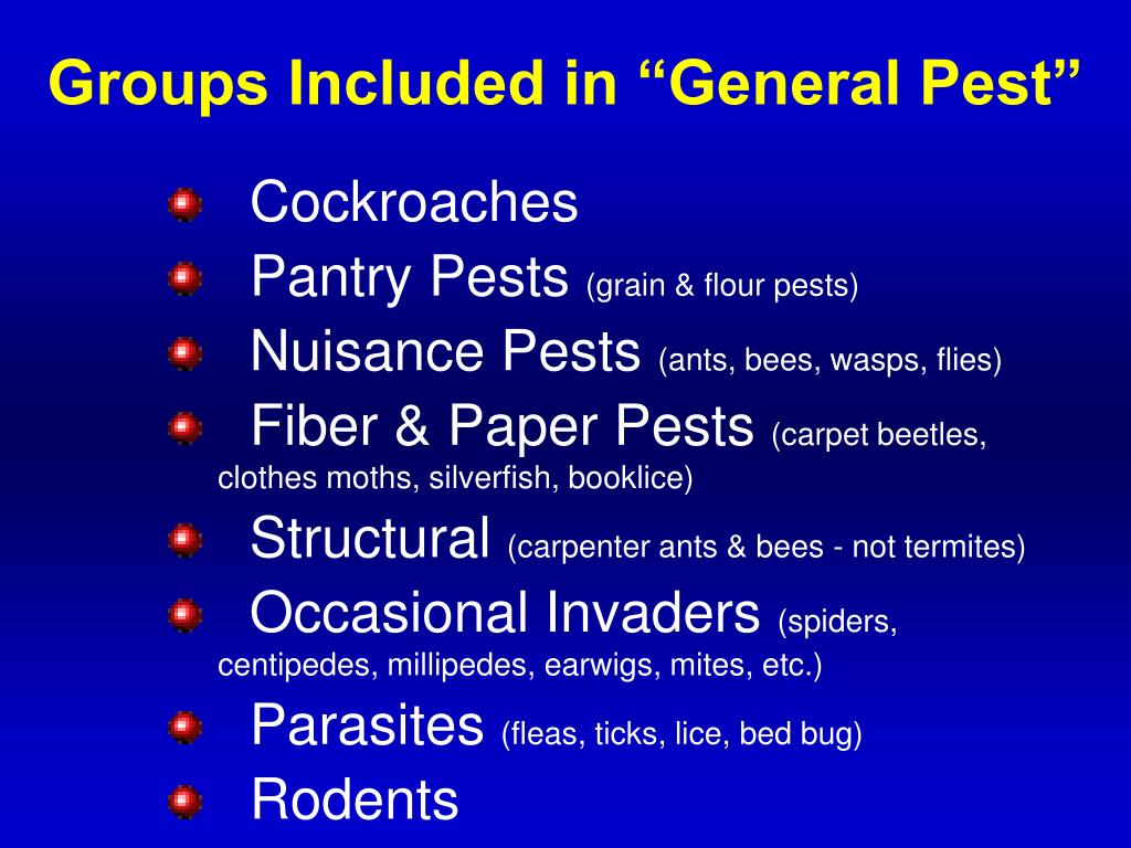PPT - Pesticide Applicator Training General Pest Category – 10A ...