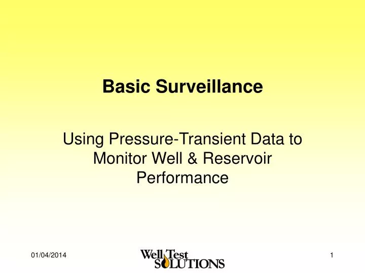 PPT - Basic Surveillance PowerPoint Presentation, free download - ID:576035