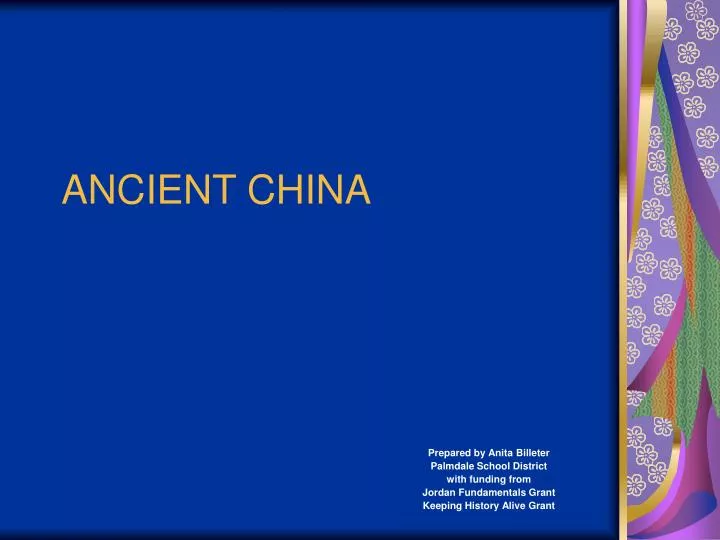 PPT - ANCIENT CHINA PowerPoint Presentation, free download - ID:576249