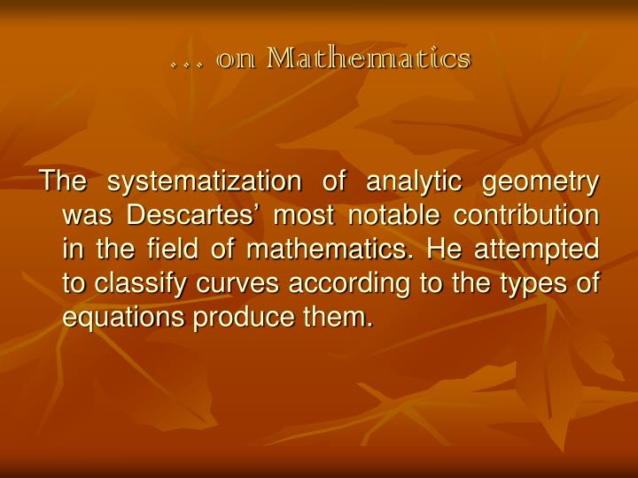 PPT - Rene Descartes (1596-1650) PowerPoint Presentation - ID:576327