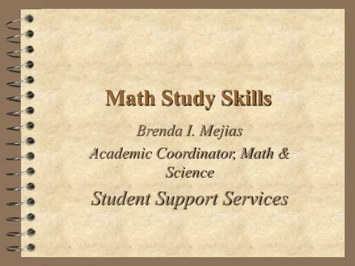 PPT - Math Study Skills PowerPoint Presentation, free download - ID:576334