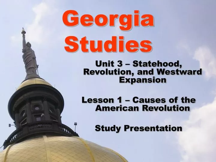 PPT - Georgia Studies PowerPoint Presentation, free download - ID:576866