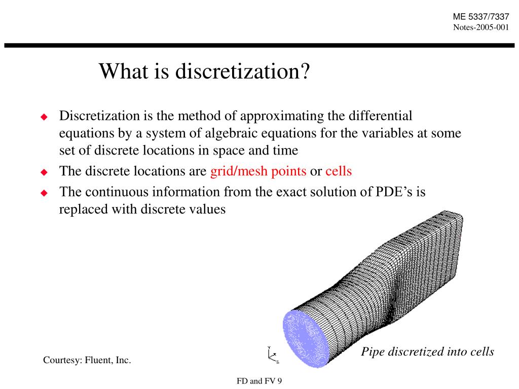 Ppt Introduction To Computational Fluid Dynamics Lecture 5 Discretization Finite Volume