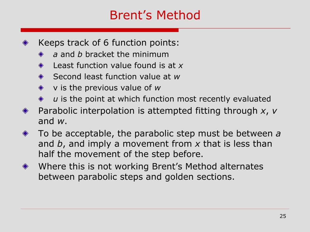 Ppt Minimization Or Maximization Of Functions Readings 10 0 10 7