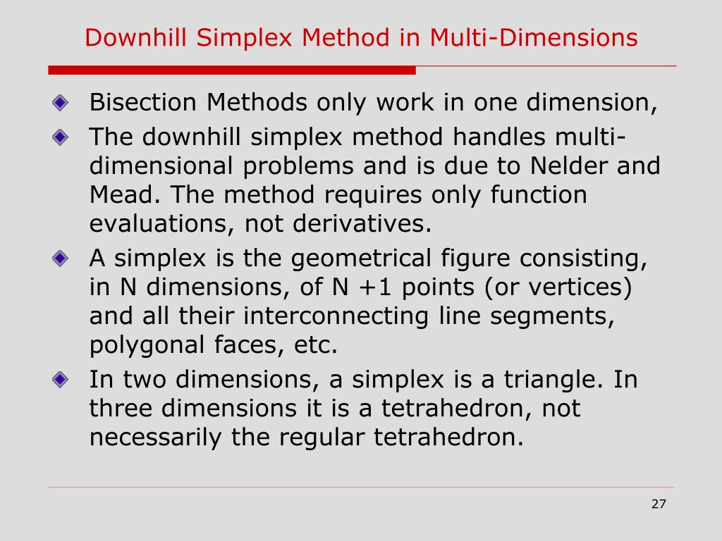 Ppt Minimization Or Maximization Of Functions Readings 10 0 10 7