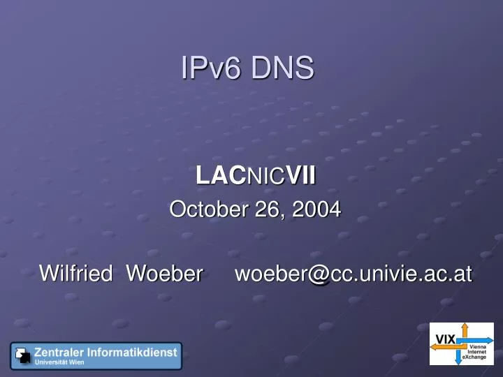 PPT - IPv6 DNS PowerPoint Presentation, free download - ID:577893