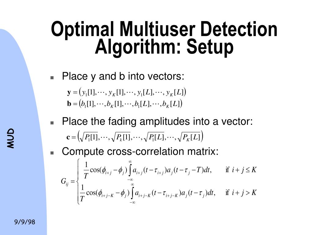 Ppt Iterative Multiuser Detection For Convolutionally Coded Asynchronous Ds Cdma Powerpoint