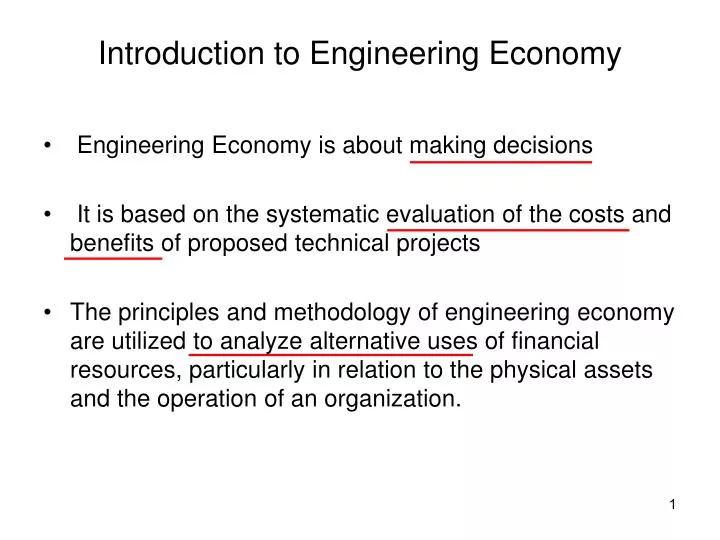 PPT - Introduction to Engineering Economy PowerPoint Presentation, free ...