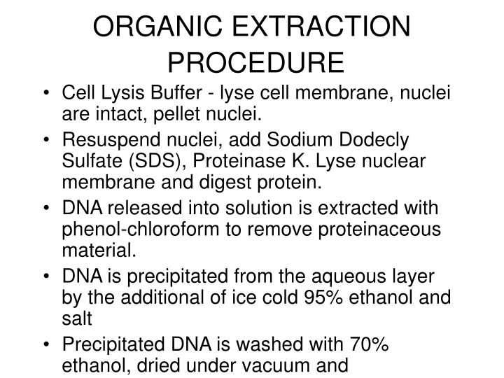 PPT - DNA EXTRACTION METHODS PowerPoint Presentation - ID:578920