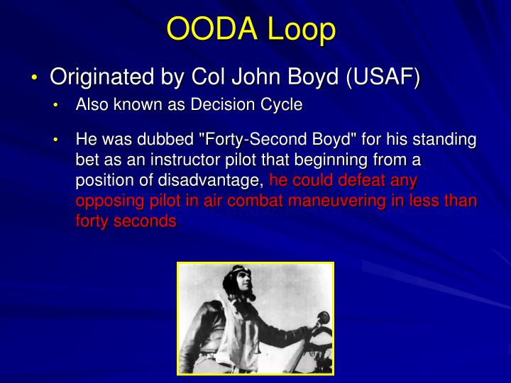PPT - Introduction to the OODA Loop and the 8-Step Problem-Solving ...