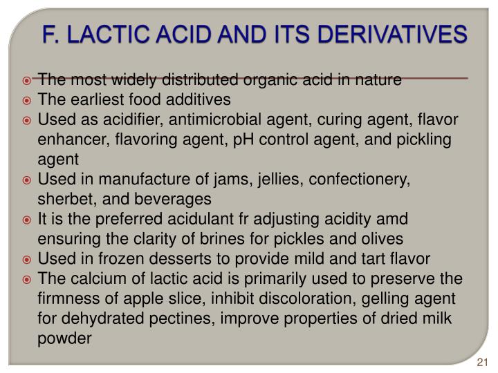 PPT - FOOD ACIDULANTS PowerPoint Presentation - ID:579550