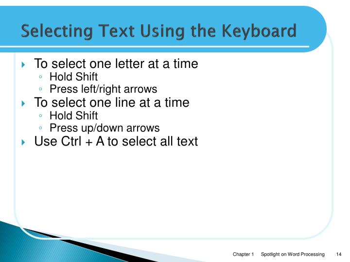 PPT - Spotlight on Word Processing PowerPoint Presentation - ID:580970