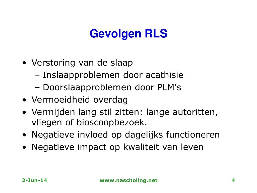 PPT - Restless Legs Syndrome (RLS) PowerPoint Presentation, free ...