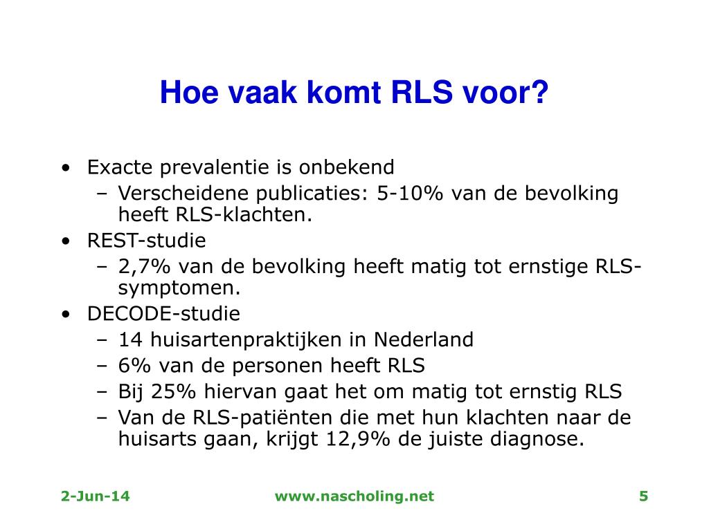 PPT - Restless Legs Syndrome (RLS) PowerPoint Presentation, free ...