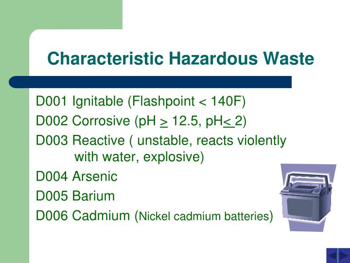 PPT - RCRA HAZARDOUS WASTE ANNUAL RCRA HAZARDOUS WASTE ANNUAL TRAINING ...