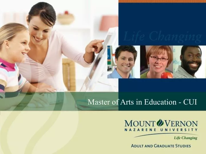 PPT - Master of Arts in Education - CUI PowerPoint Presentation, free ...