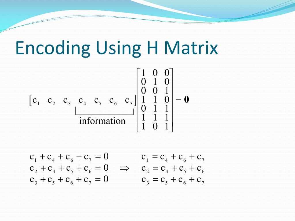 Ppt Linear Block Codes Powerpoint Presentation Free Download Id 583570
