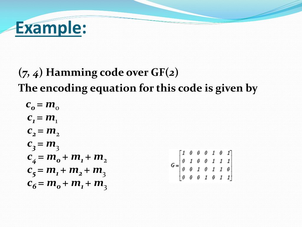 Ppt Linear Block Codes Powerpoint Presentation Free Download Id 583570