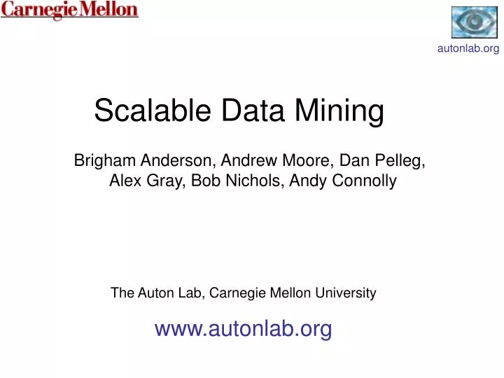 Ppt Scalable Data Mining Powerpoint Presentation Free Download Id583728