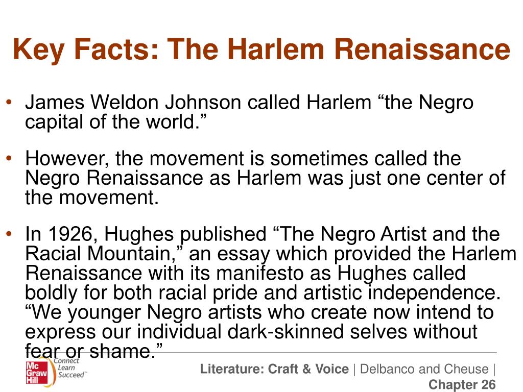 PPT - Langston Hughes and The Harlem Renaissance Image courtesy of the ...