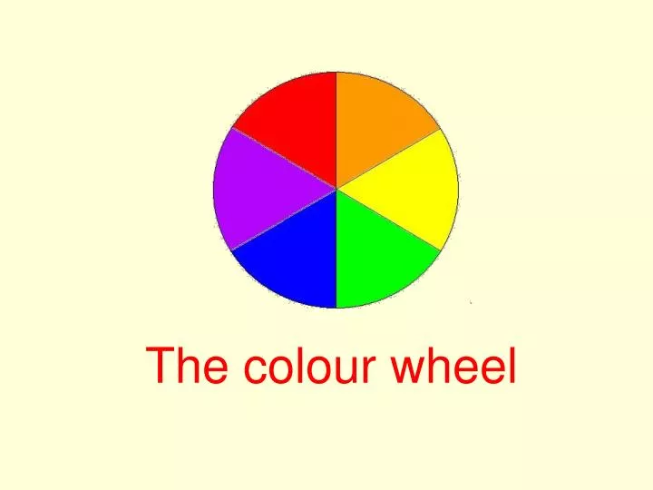 PPT - The colour wheel PowerPoint Presentation, free download - ID:58493