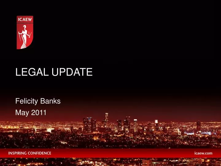 PPT - LEGAL UPDATE PowerPoint Presentation, free download - ID:585024