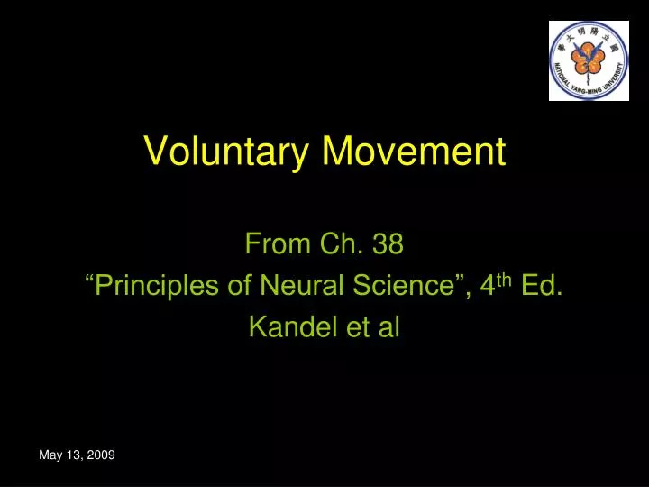 PPT - Voluntary Movement PowerPoint Presentation, free download - ID:585619