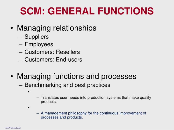 PPT - SUPPLY CHAIN MANAGEMENT SECTION 2 Supplier Relationships 1 ...