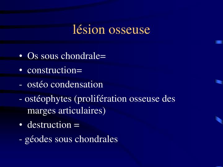 PPT - Pathologie osseuse non traumatique PowerPoint Presentation - ID ...