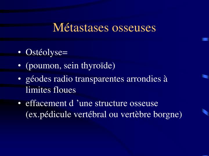 PPT - Pathologie osseuse non traumatique PowerPoint Presentation - ID ...
