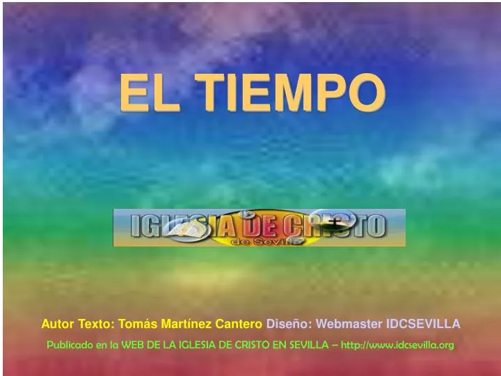 PPT - EL TIEMPO PowerPoint Presentation, free download - ID:588595
