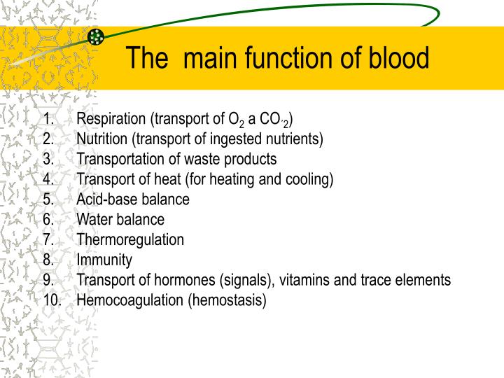 PPT - Function of blood and blood plasma PowerPoint Presentation - ID ...