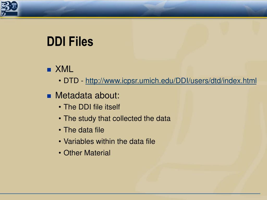 Ppt Using Xml Mapper And Xmlmap To Read Data Documented By Data Documentation Initiative Ddi 1697