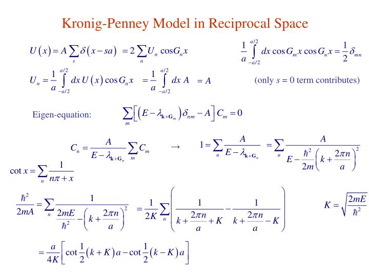 PPT - 7. Energy Bands PowerPoint Presentation - ID:588966