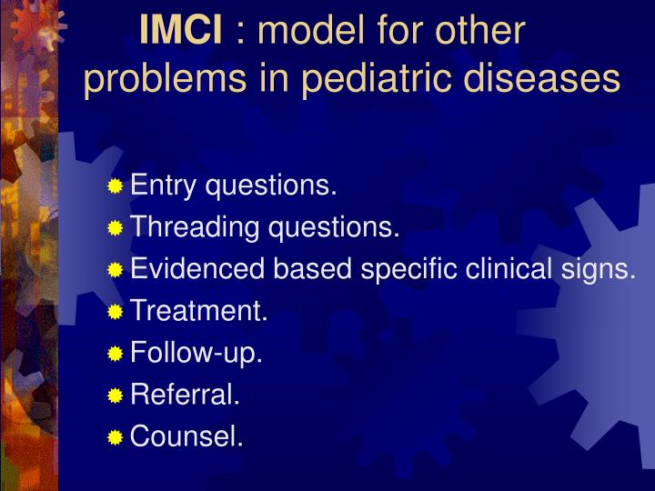 PPT - Integrated Management of Childhood Illnesses (IMCI) PowerPoint ...