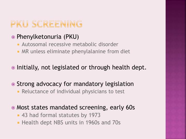 PPT - Genetic testing and screening: newborn Screening and prenatal ...