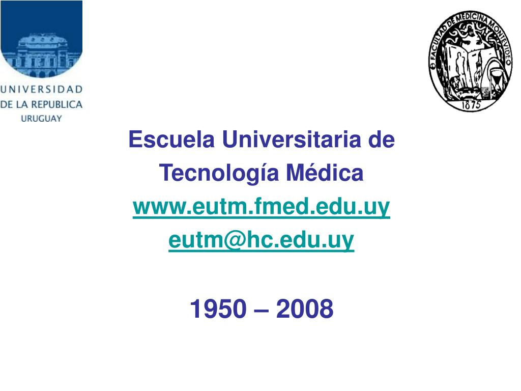 PPT - Universidad de la República. Facultad de Medicina Escuela ...
