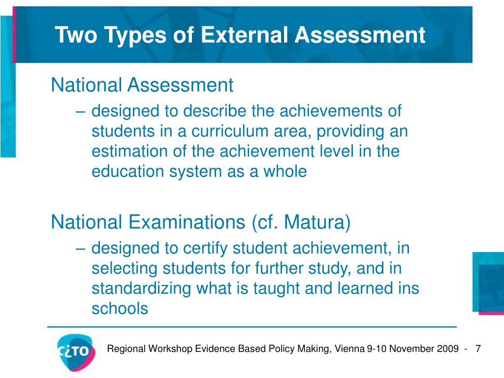 PPT - Gathering Evidence in External Student Assessment José Noijons ...