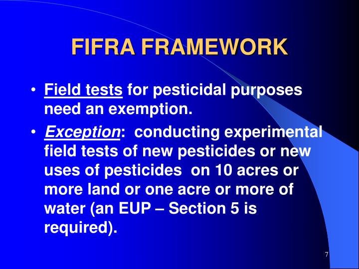 PPT - EPA’S PESTICIDE REGISTRATION PROGRAM PowerPoint Presentation - ID ...