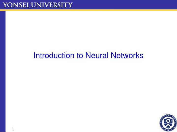 PPT - Introduction to Neural Networks PowerPoint Presentation, free ...
