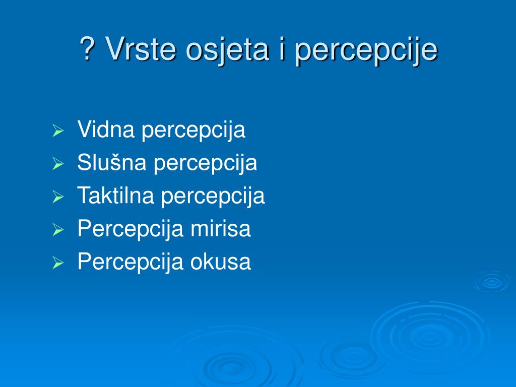 PPT - Percepcija i perceptivni deficiti PowerPoint Presentation, free ...